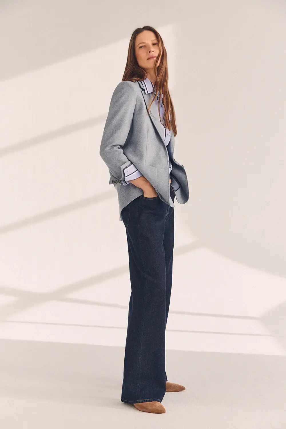blazer sastrero azul claro Viena | eseOese
