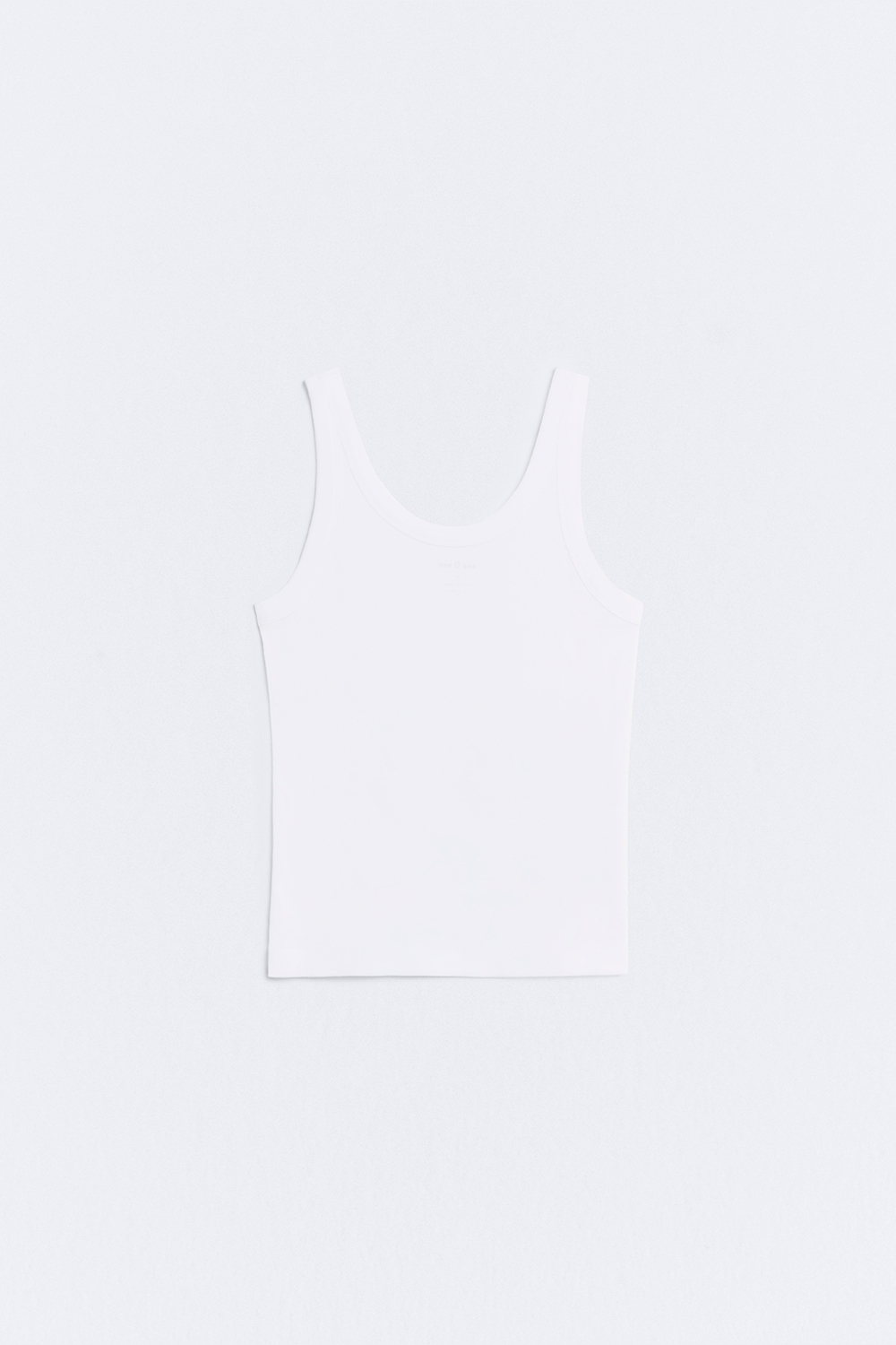 top canalé blanco Cola | eseOese