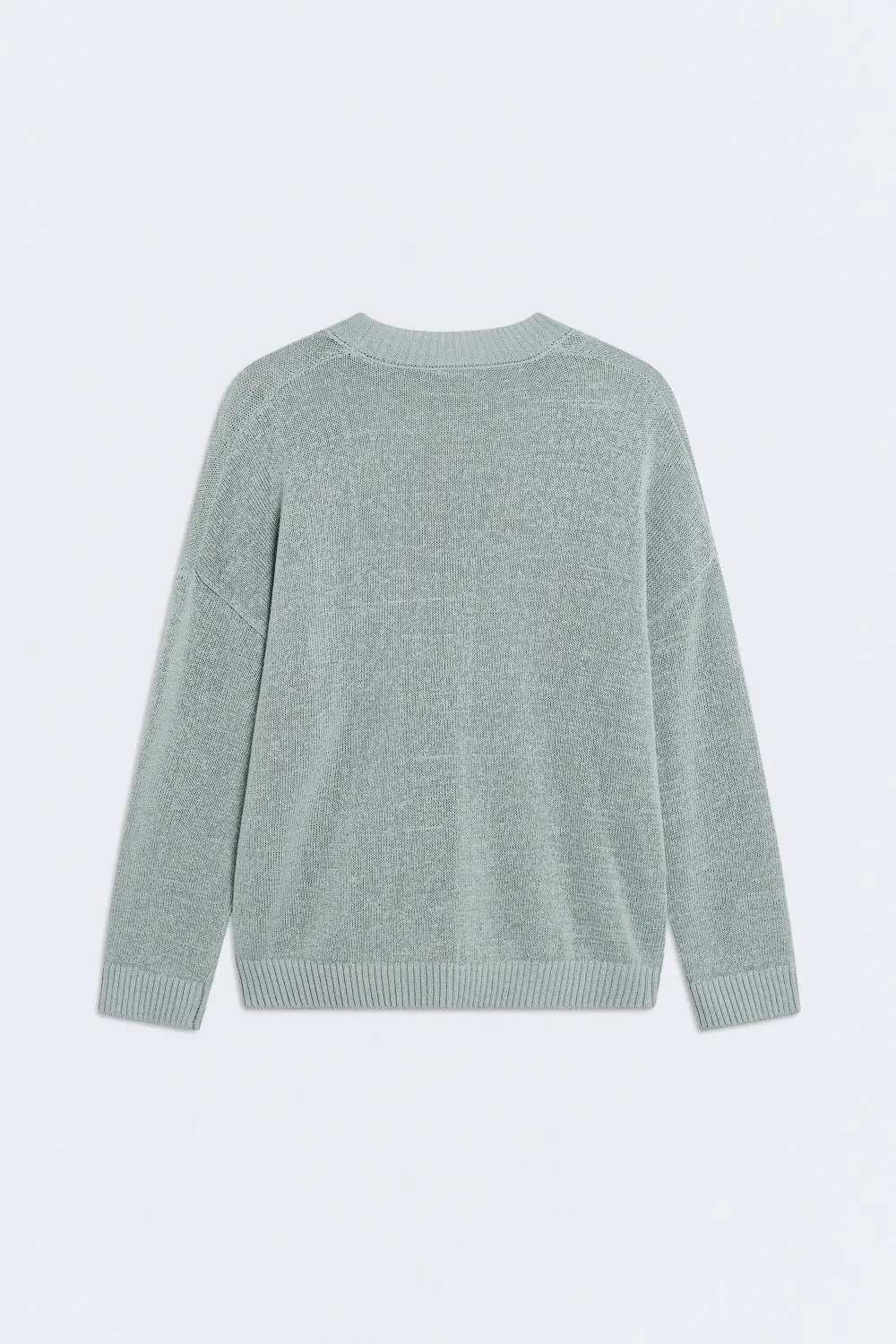 jersey oversize tejido calado verde claro Mist | eseOese