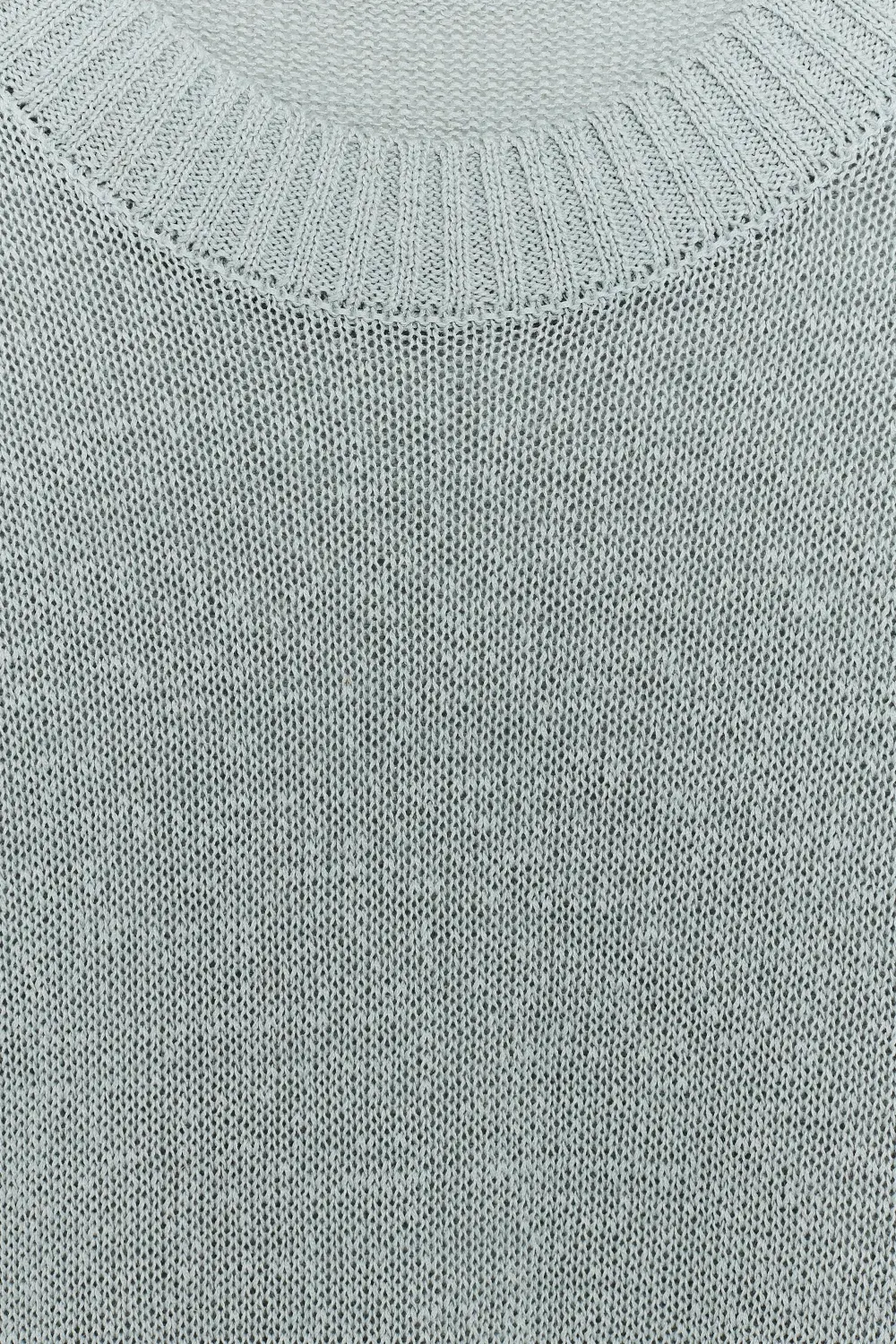 jersey oversize tejido calado verde claro Mist | eseOese