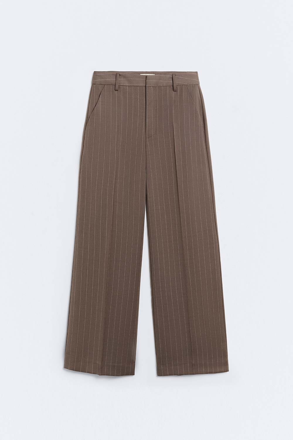 pantalón raya diplomática corte flare marrón Diplomatic | eseOese